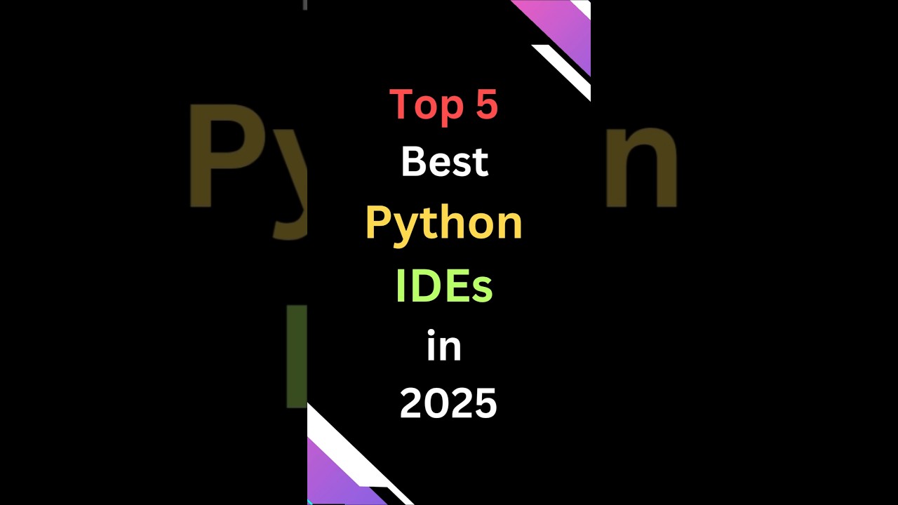 Top 5 Best Python IDEs in 2025 #python #ides