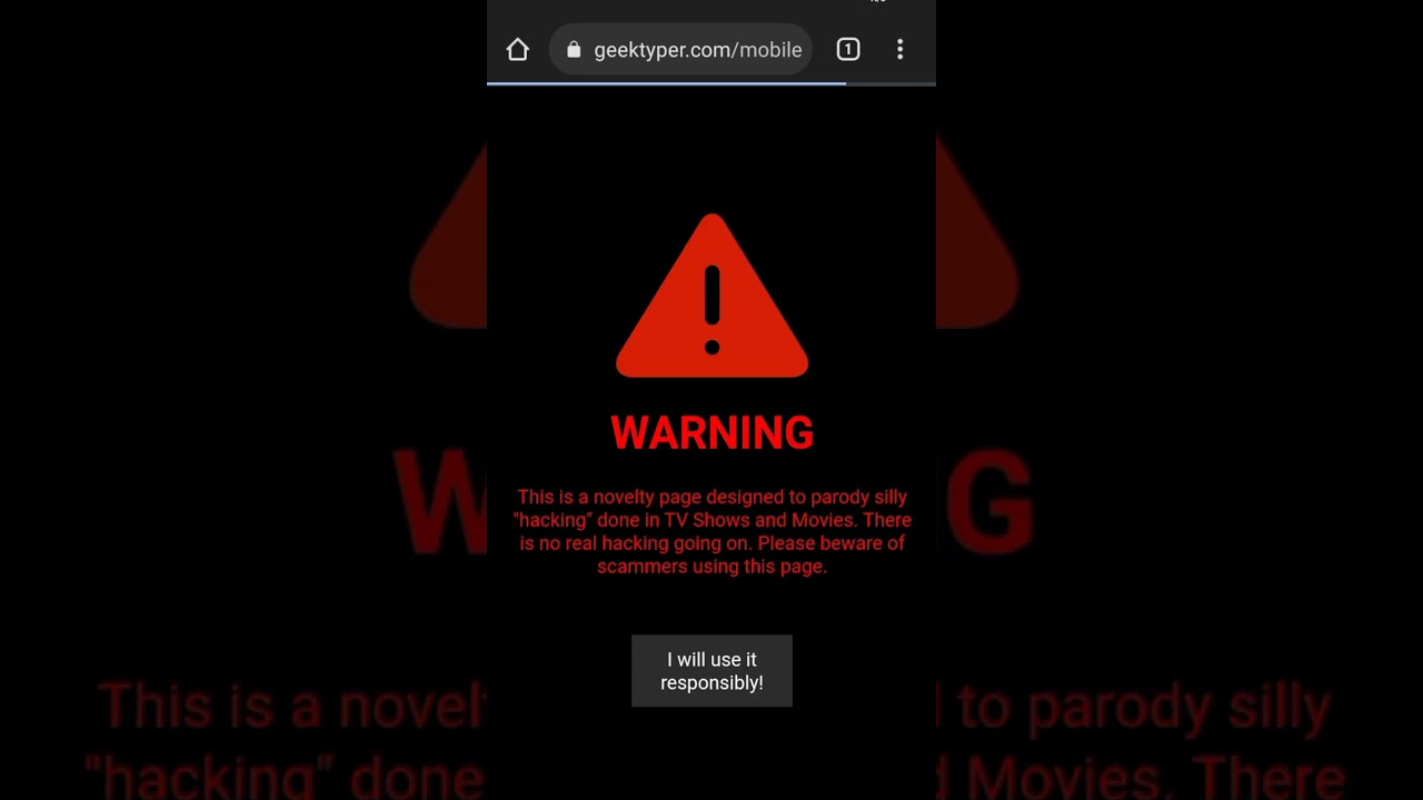 fake hacking web💥😎#prank with friends #shorts