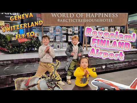 GENEVA AIRPORT FLY TO LAPLAND ROVANIEMI FINLAND