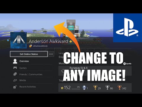 How to Change Your PS4 Profile Cover Image to ANY IMAGE! | SCG 2020