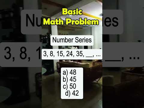 3, 8, 15, 24, 35, __, ...a) 48 b) 45 c) 50 d) 42##CivilServices #generalknowledgequiz #napolcom