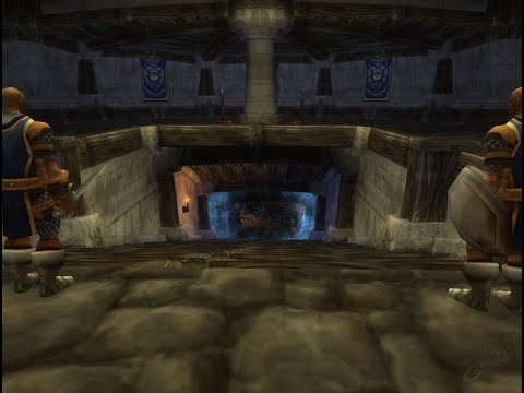 Way to entrance to The Stockade as for Horde (wow classic)