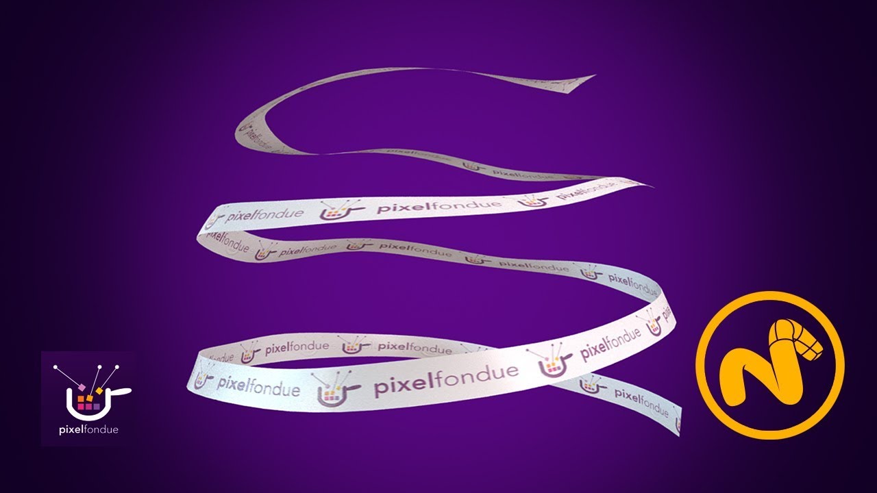 MODO | Animate a fluttering ribbon