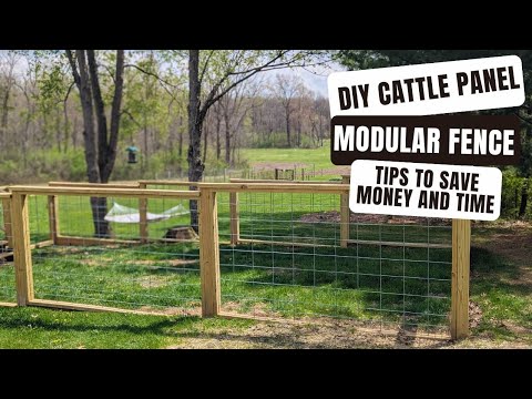 DIY Modular Cattle Panel Fence | Tips to SAVE Money and TIME