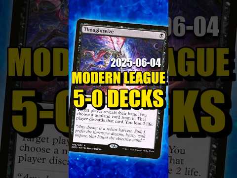 UNDEFEATED MTG Modern League Decklists (2025-06-06) #davidroyale #modern #modernmtg