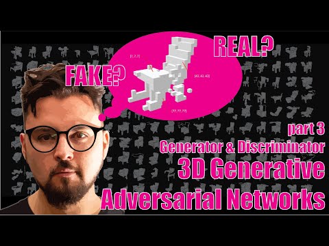 3D Generative adversarial networks GAN part 3 - Main model architecture