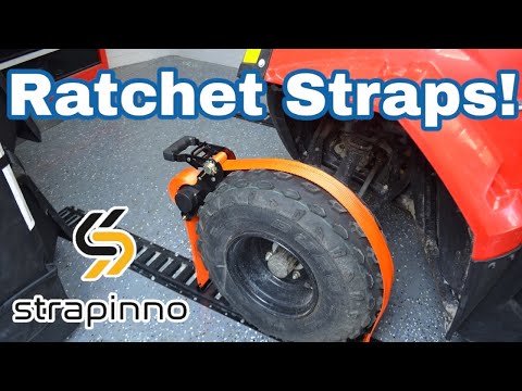 Strapinno E-Track Retractable Ratchet Tie-Down Straps | The Easiest Way To Tie Down Your UTV!