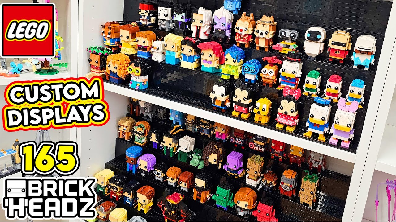 Huge LEGO Brickheadz Collection | Custom Stands | Tutorial & Overview
