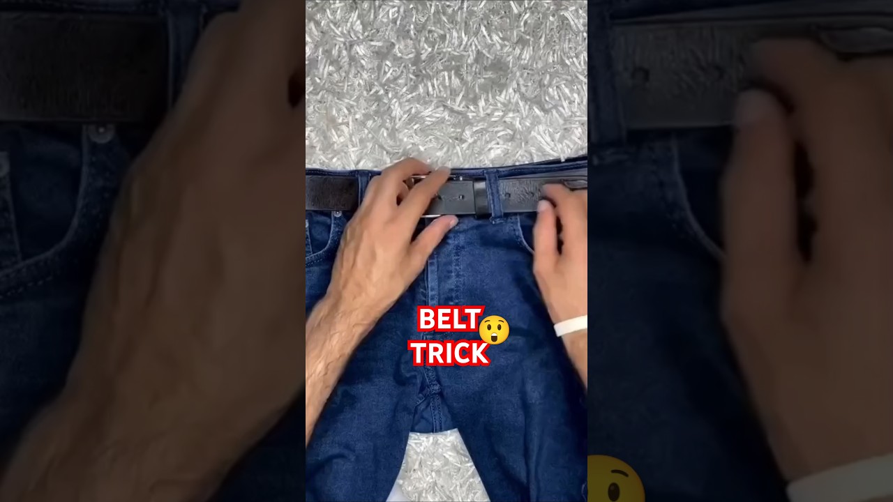 Secret Belt Hack🤫✅#shorts #hacks #fashion #menstyle #style #mensfashion