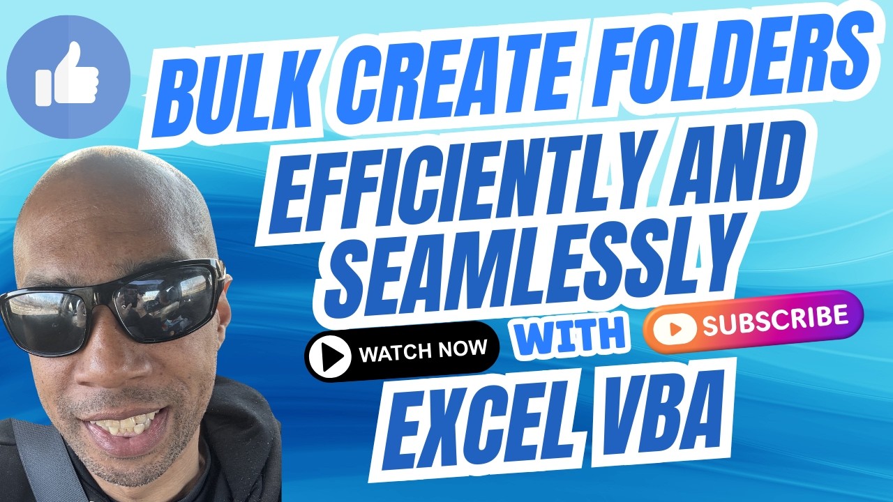 Bulk Create Folders Efficiently and Seamlessly with Excel VBA