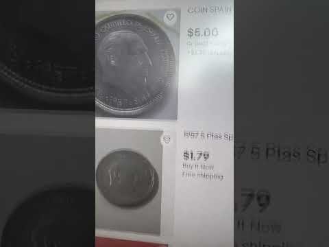 What? Up to $600 just for this Coin? AMAZING - 5 Pesetas Coin from Spain 1957.