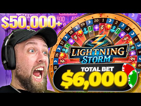 I SPENT OVER $50,000+ ON LIGHTNING STORM GAME SHOW BETS!