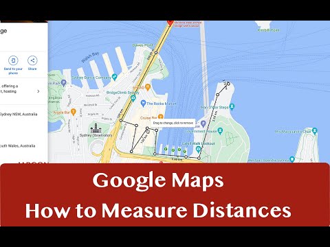 Measure Distance with Google Maps