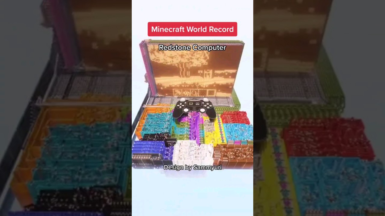 World Record Redstone Computer #minecraft