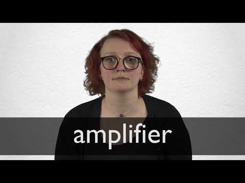 AMPLIFIER definition and meaning | Collins English Dictionary