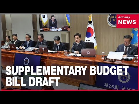 President Lee says it's time for gov't to spend; supplementary bill draft comes with...