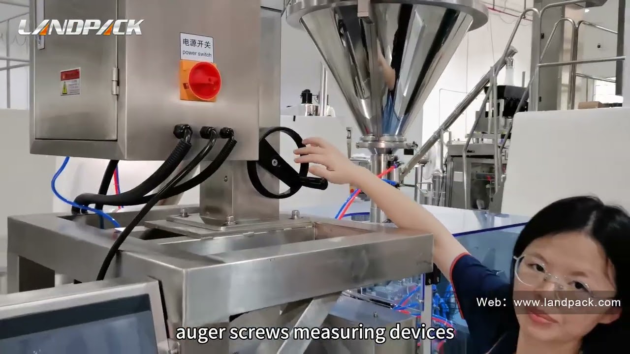How to Install the Auger Filler Holder on the LDB-300D Mini Doypack Machine?