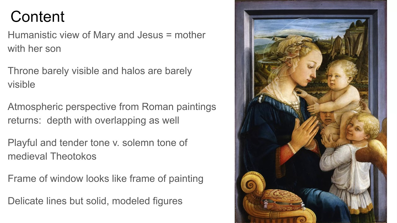 Madonna and Child with two Angels - Google Slides