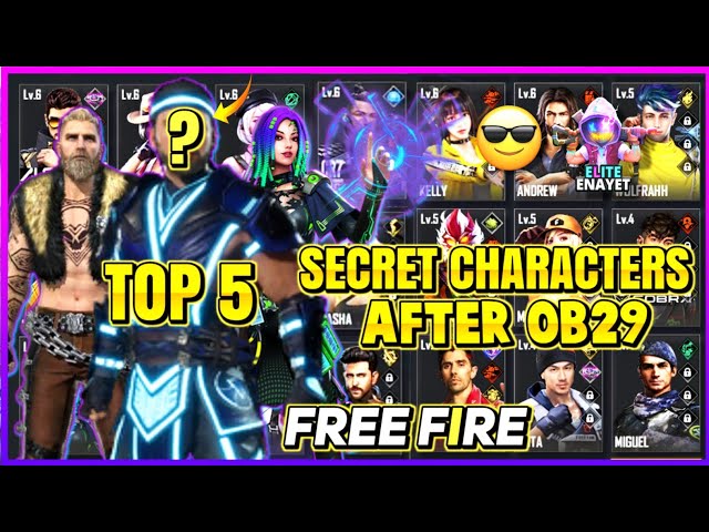 5 best Free Fire character combinations for aggressive gameplay in OB29 ...