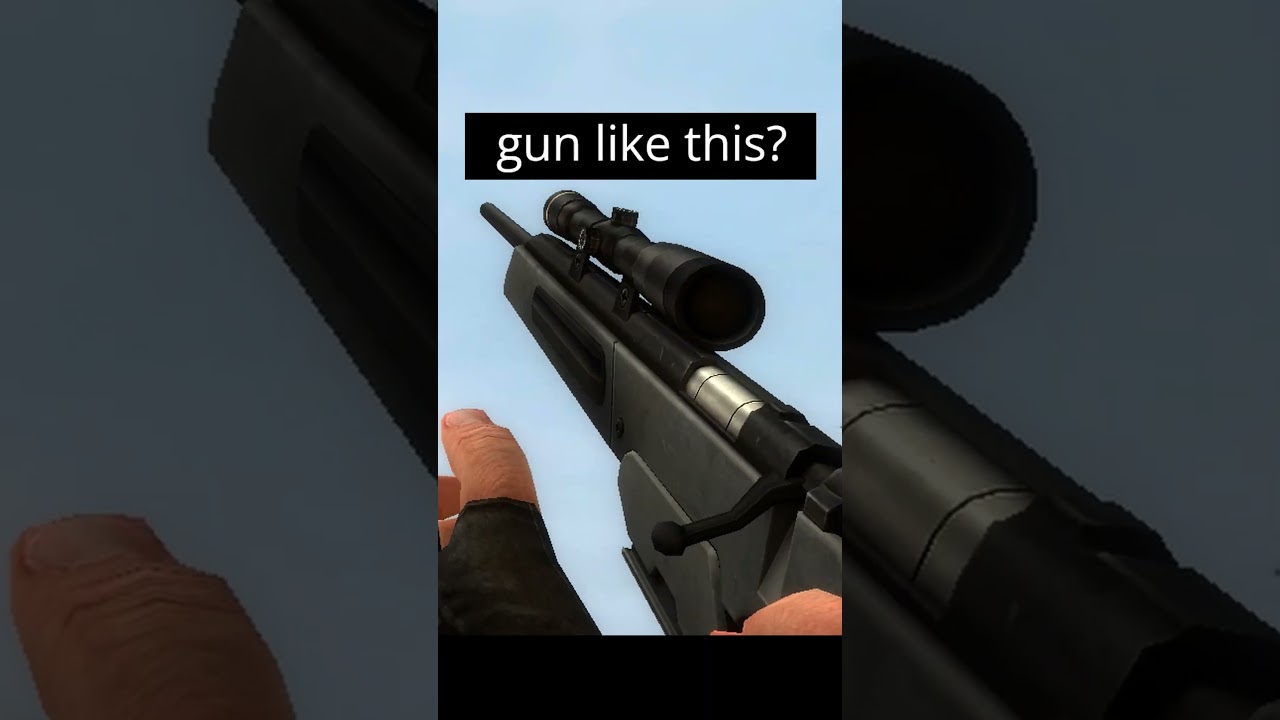 the WEIRDEST VIDEOGAME GUNS... #shorts #gaming #gamingshorts #cs2 #funfacts #gamingvideos #csgo