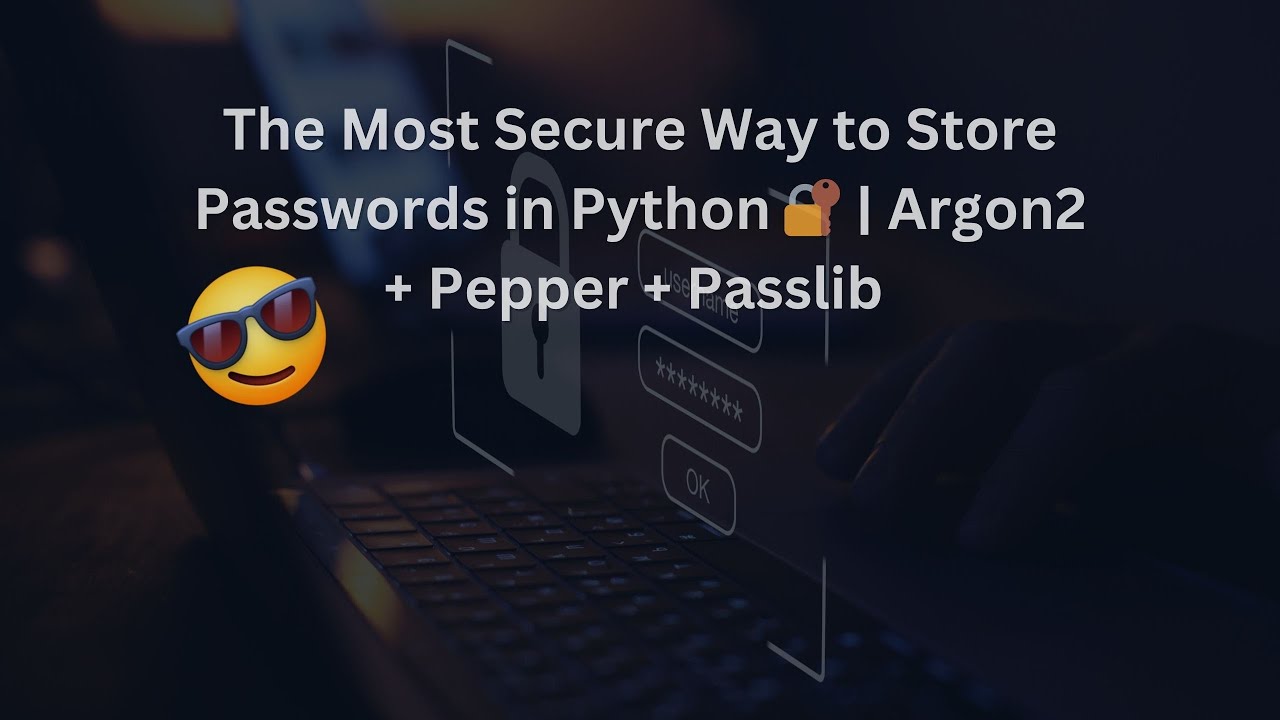 The Most Secure Way to Store Passwords in Python 🔐 | Argon2 + Pepper + Passlib