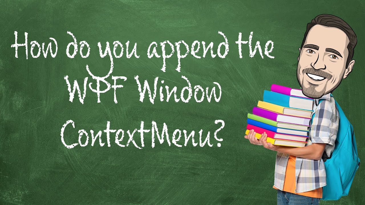 Append the WPF Window ContextMenu using Interop