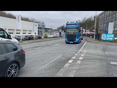 Truck hearse for his final journey. Funeral