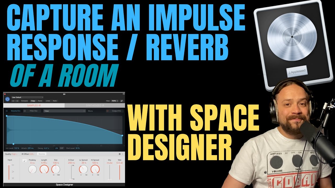 Capture an Impulse Response (IR) / Reverb of a Room with Space Designer