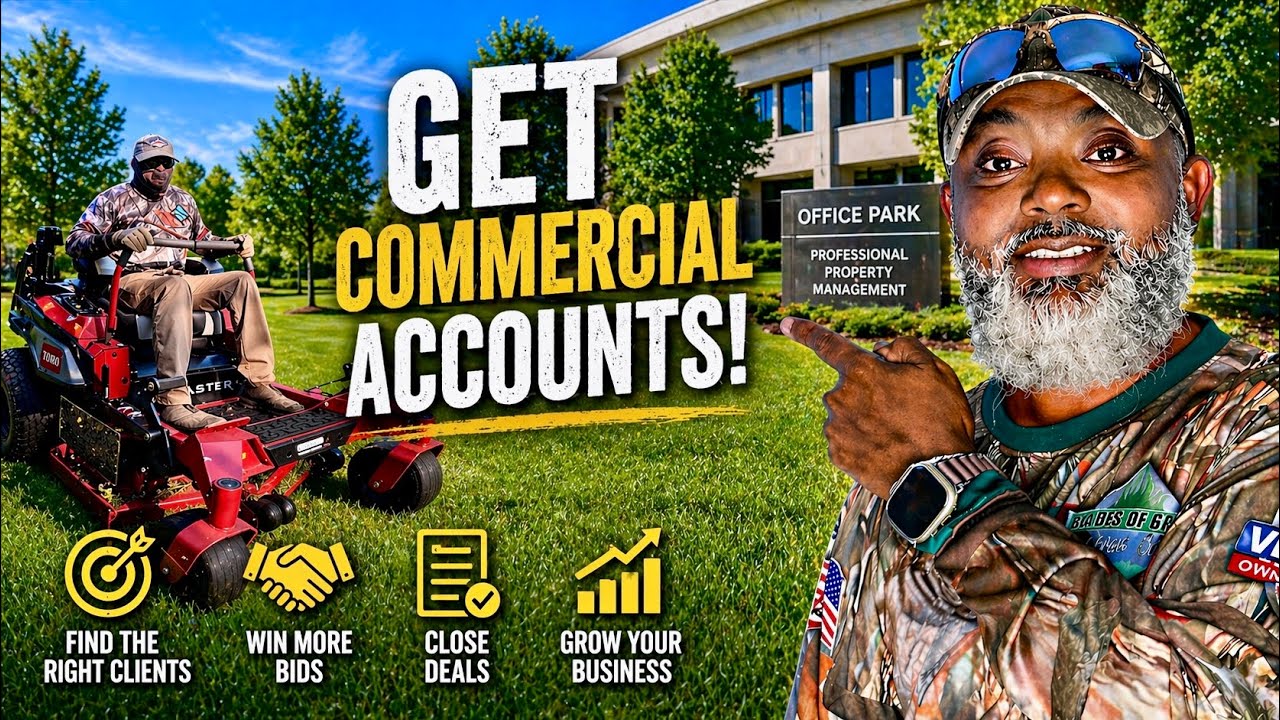 How One Commercial Lawn Account Can Replace 20 Residential Yards! 💰