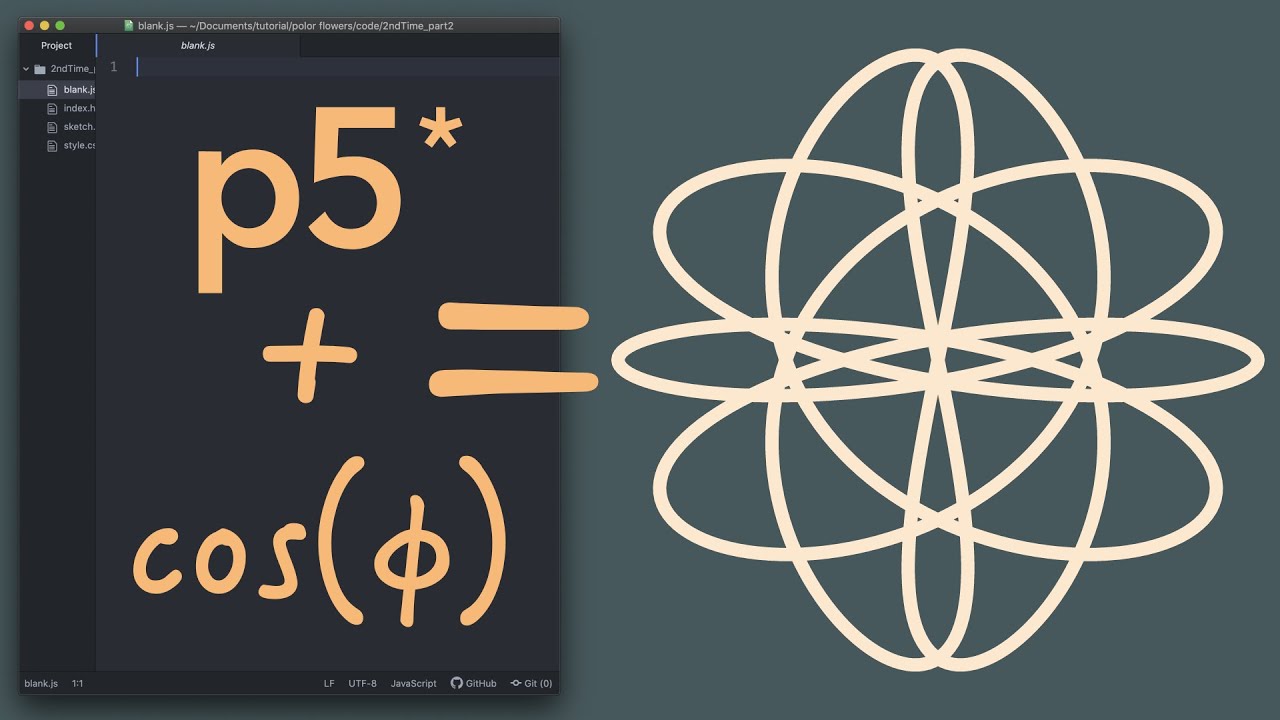 What We can Create with p5js & Polar Coordinates