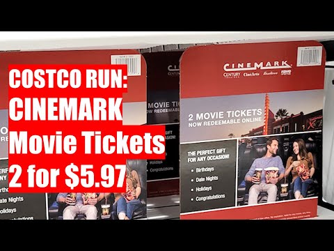 Costco Run: CINEMARK Theaters 2 - Movie Tickets $5.97