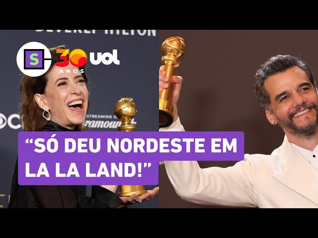 Globo de Ouro: Fernanda Torres parabeniza Wagner Moura e Kléber