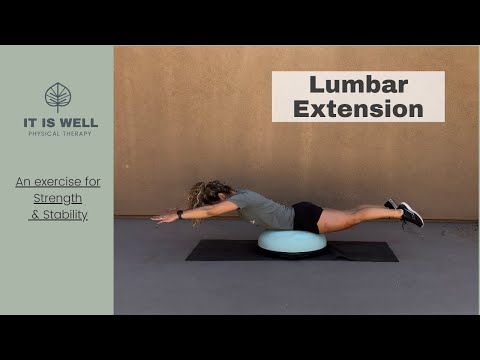 Lumbar Extension - BOSU Swimmers