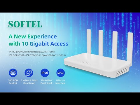 Softel XGSPON Wifi 6 ONU | ONTX-253GVU-W6