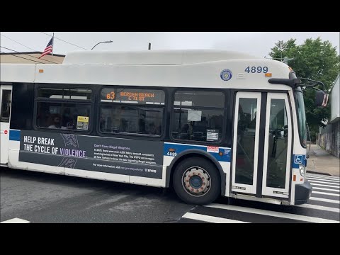 NYCT Bus: 2012 New Flyer XD40 4899 on the B3