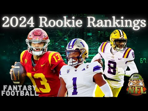 Ranking the 2024 NFL Rookie WR's For Dynasty