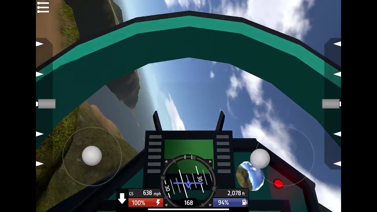 Canyon flight in the SU-57 (SimplePlanes)