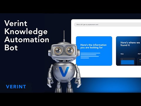 Verint Knowledge Automation Bot