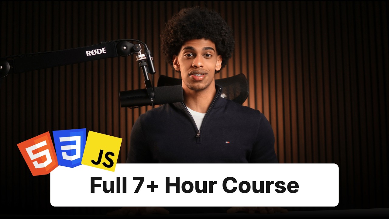 Frontend Web Development Bootcamp Course (JavaScript, HTML, CSS)