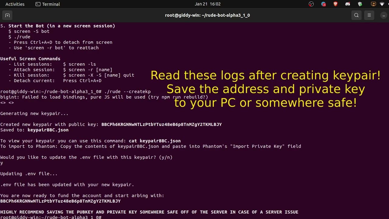 Solana Arbitrage Bot (2/2) - Bot Setup