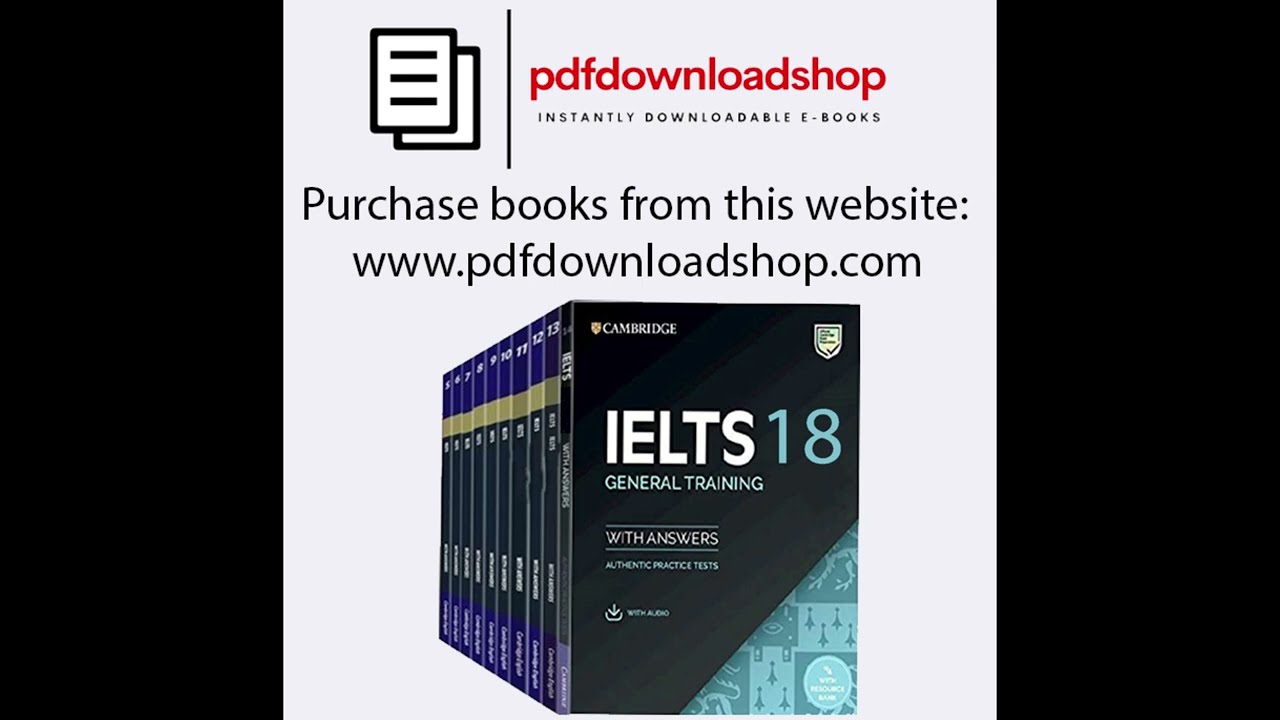 IELTS 18 General PDF available