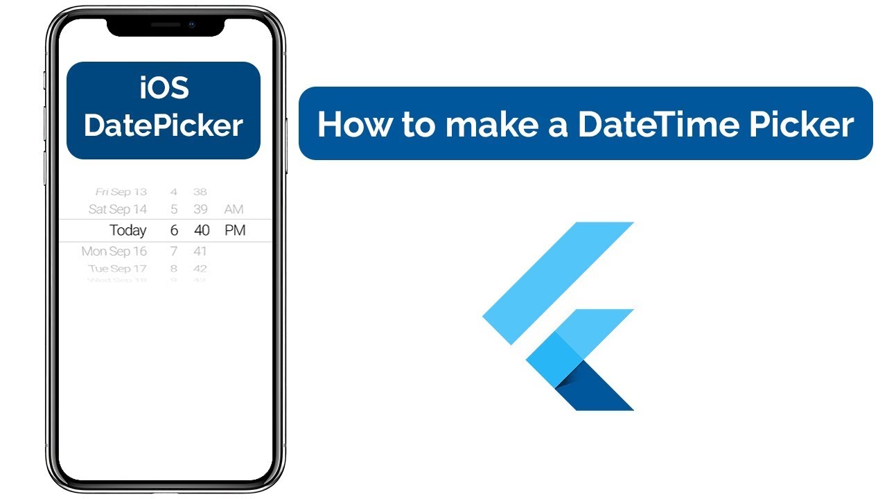 iOS Styled Date Picker in Flutter - Cupertino Date Picker - Programming Addict