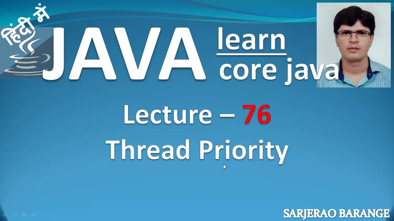 Thread Priority in Java. Set MIN_PRIORITY, MAX_PRIORITY, NORM_PRIORITY  using setPriority() method.