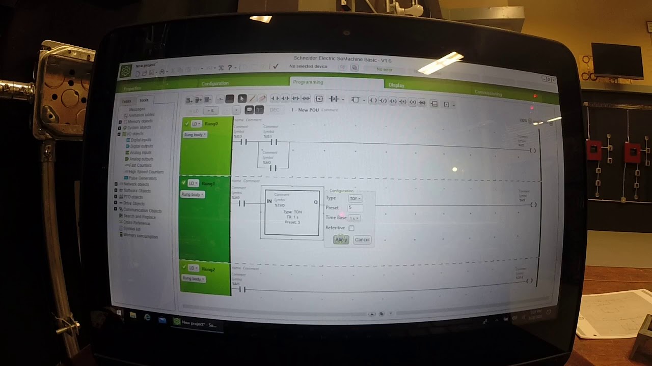 LAB # 6 Off Delay with light and stop/start by MR.STARK
