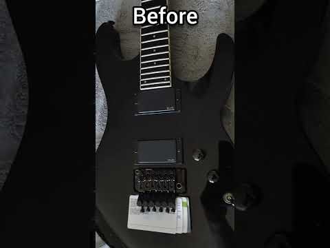 Jeff Hanneman ESP/LTD JH-600 Before and After #shorts #espguitars #jeffhanneman