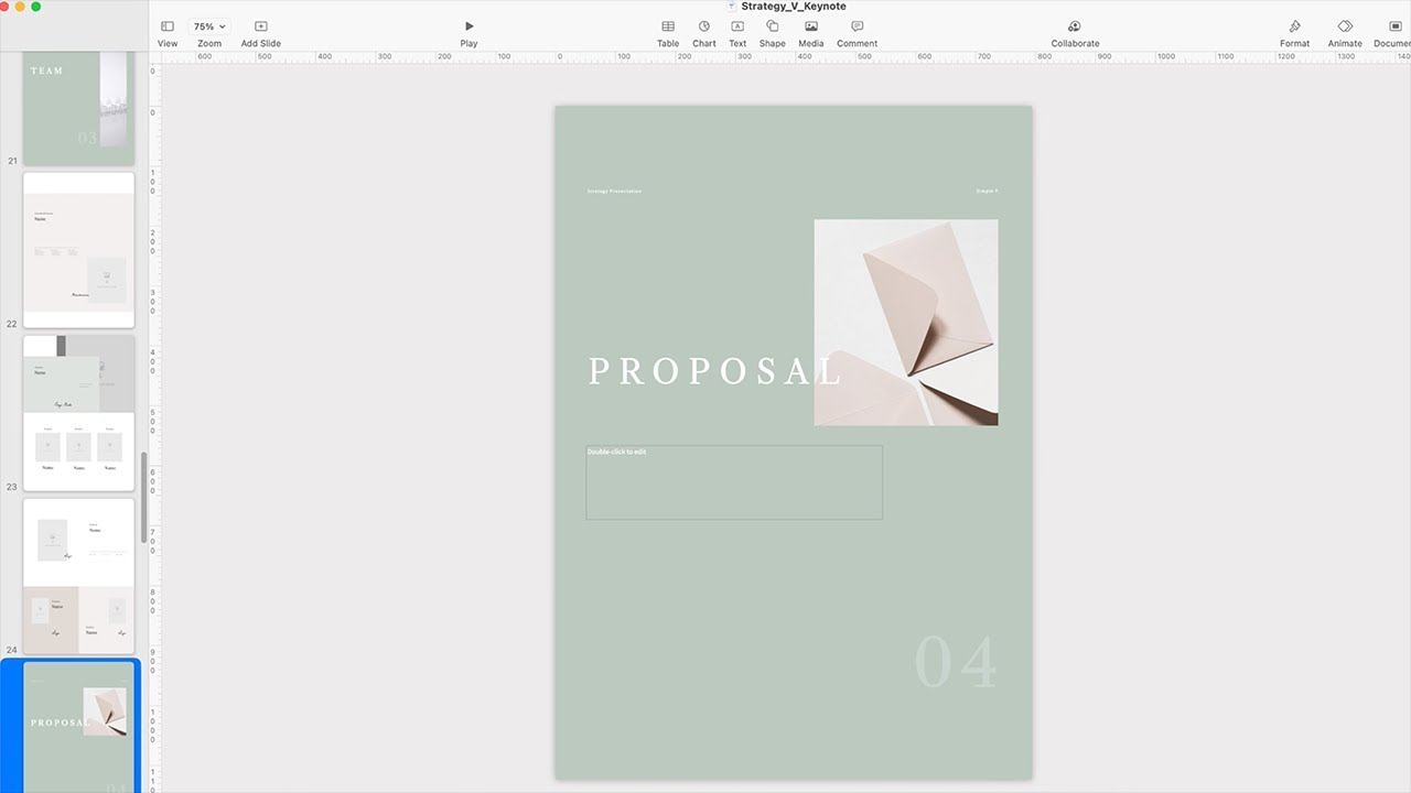 Strategy Vertical Keynote Template [Preview]