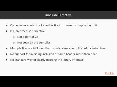 Learn C 20 2a New Features Rationale Behind the Modules | packtpub com - Mind Luster