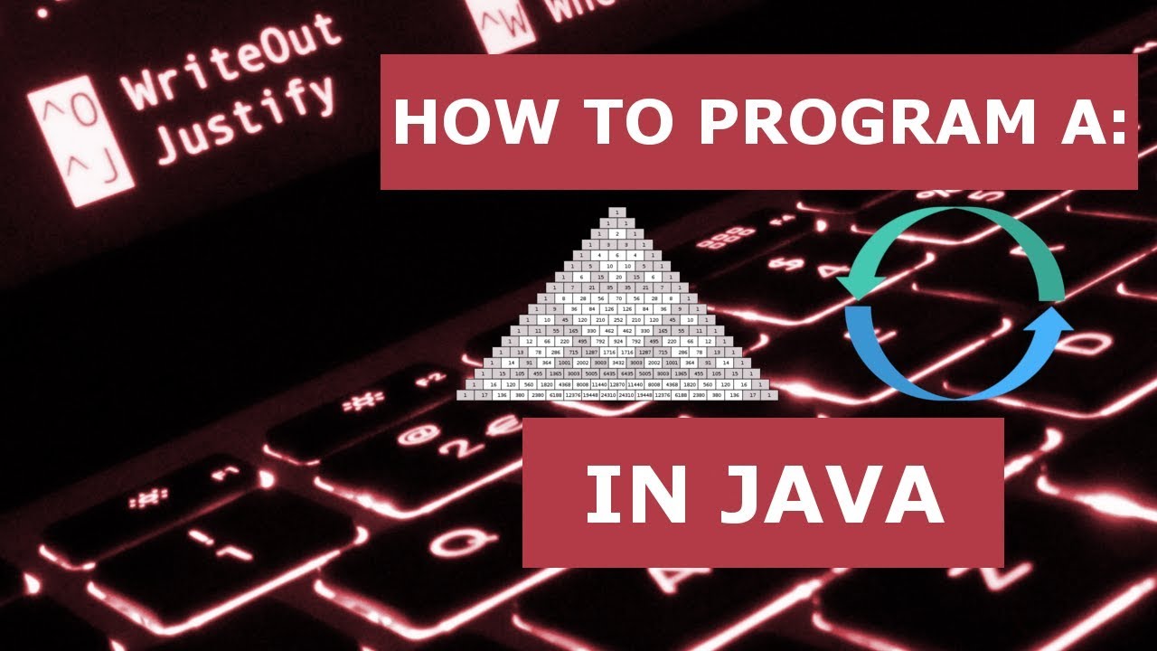 How to Program: Pascal's Triangle in Java (Using Loops)