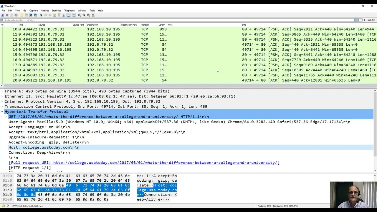 Wireshark - Customizing Column Displays