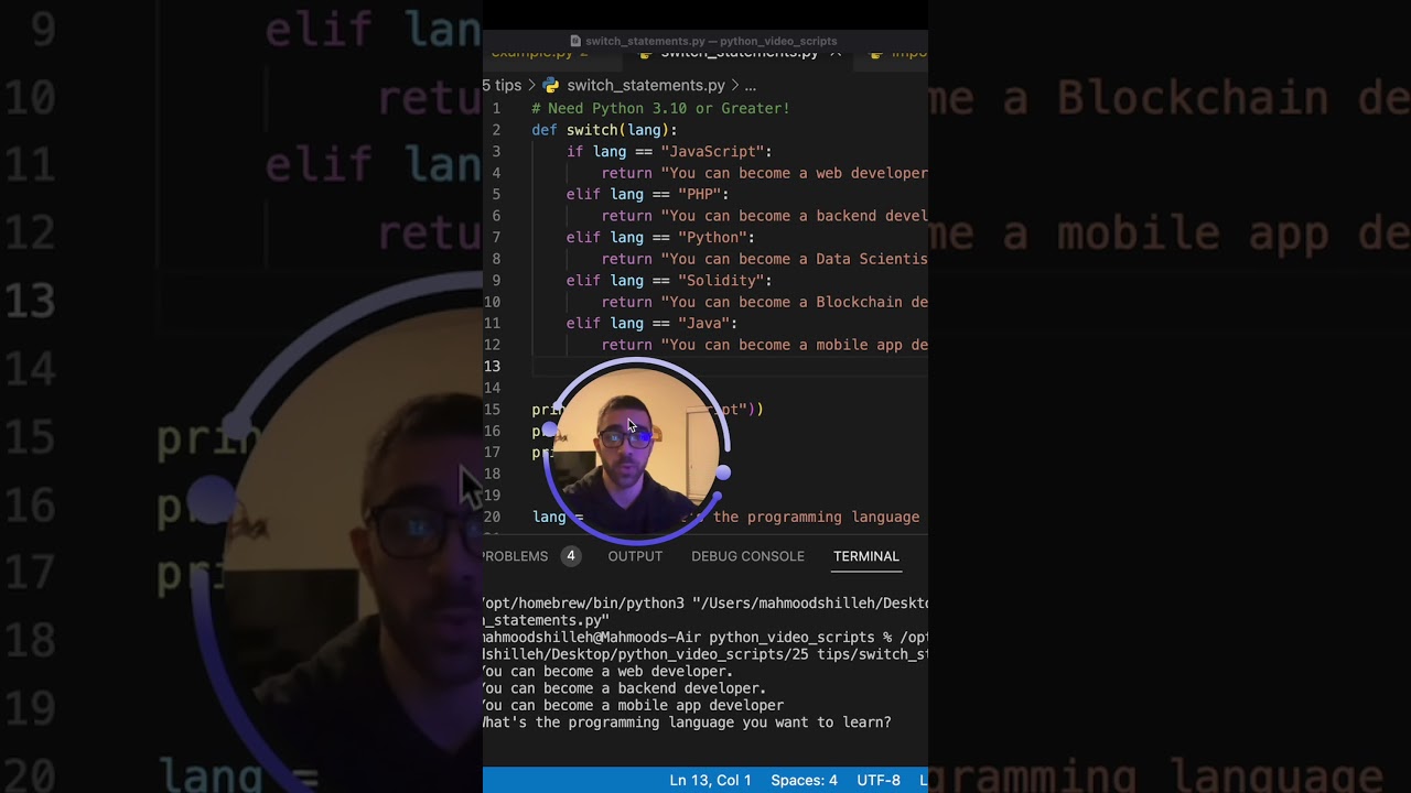 5 Tips to Improve Your Python Skills #shorts #learntocode #programming #python #pythontutorial